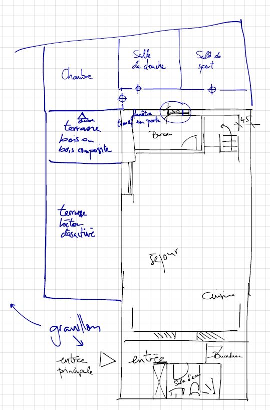 Projet pro - Extension d'une maison :: Emilie Le Somptier - Architecte ...